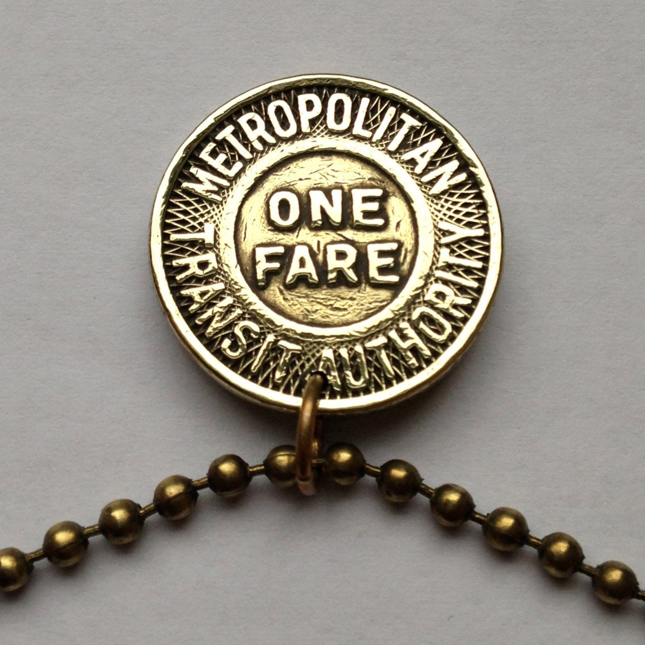 1951 Boston Massachusetts MTA Metropolitan Transit Authority Coin Token ...