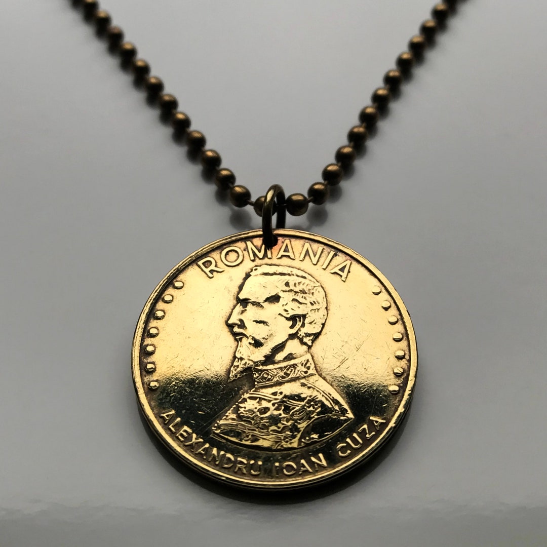 1994 Rumanía 50 Lei moneda colgante príncipe Alexandru Ioan Cuza ...