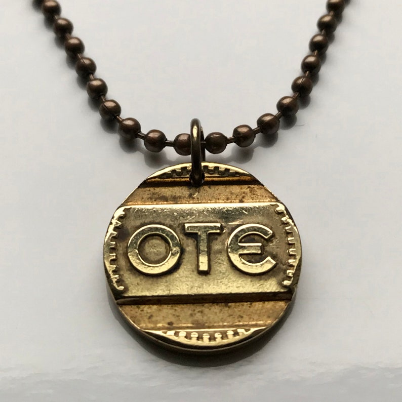 1966 Greece Hellas Greek OTE ΤΗΛΕΦ KEPMA Telephone Token Coin | Etsy