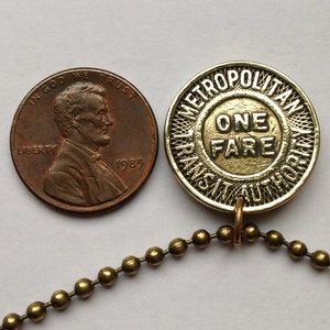 1951 Boston Massachusetts MTA Metropolitan Transit Authority Coin Token ...