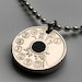 1966 Israel Asimon Telephone Token Coin Pendant Necklace Jewish Rotary ...