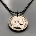 1952 Libya Piastre Coin Pendant Libyan Crown King Idris I Senussi Sufi ...