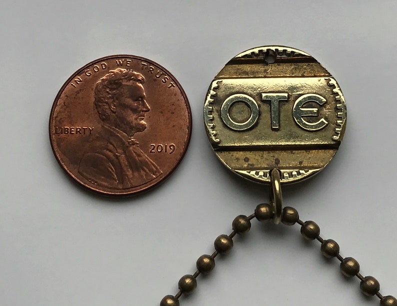 1966 Greece Hellas Greek OTE ΤΗΛΕΦ KEPMA Telephone Token Coin - Etsy