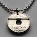 1966 Israel Asimon Telephone Token Coin Pendant Necklace Jewish Rotary ...