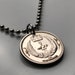 1952 Libya Piastre Coin Pendant Libyan Crown King Idris I Senussi Sufi ...