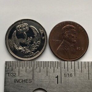 1952 Libya Piastre Coin Pendant Libyan Crown King Idris I Senussi Sufi ...