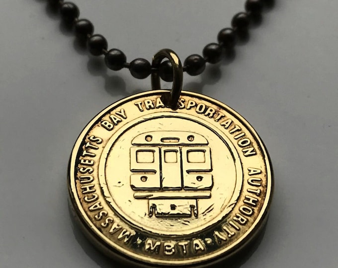 BOSTON T Token Cuff Links Repurposed Vintage Gold Tone Transit Tokens ...