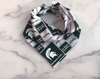 Michigan State Dog Bandana - Etsy