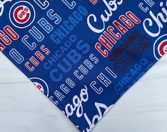 Chicago Cubs Dog Bandana - Etsy