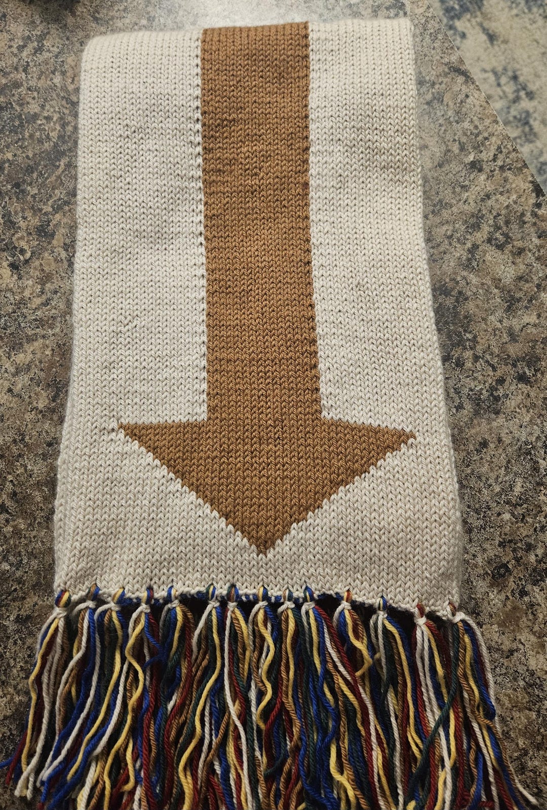Appa Last Airbender Arrow Scarf - Etsy