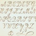 Clipart Alphabet PNG, SVG, EPS Copperplate Monoline Script Letters ...
