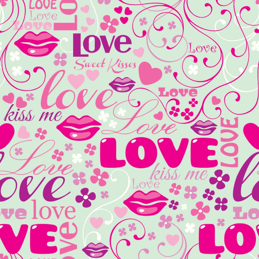 Repeating Pattern PNG With Valentine Hearts Love Clipart Wrapping Paper ...