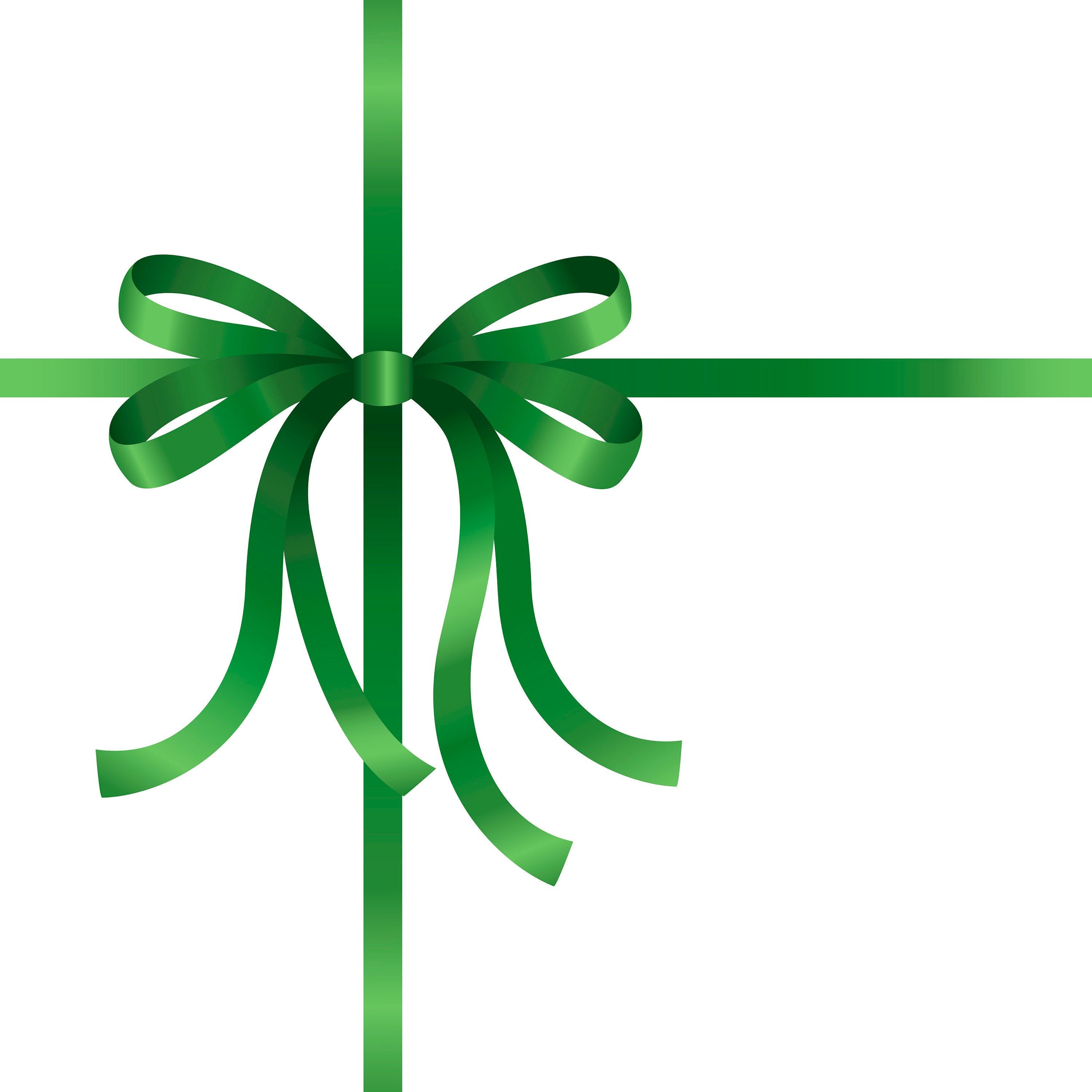 Instant Digital Download Vector Clipart Green Christmas Bow Seasonal ...