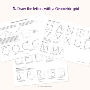 Roman Capitals Calligraphy Workbook for Beginners 60 Pages Traceable ...