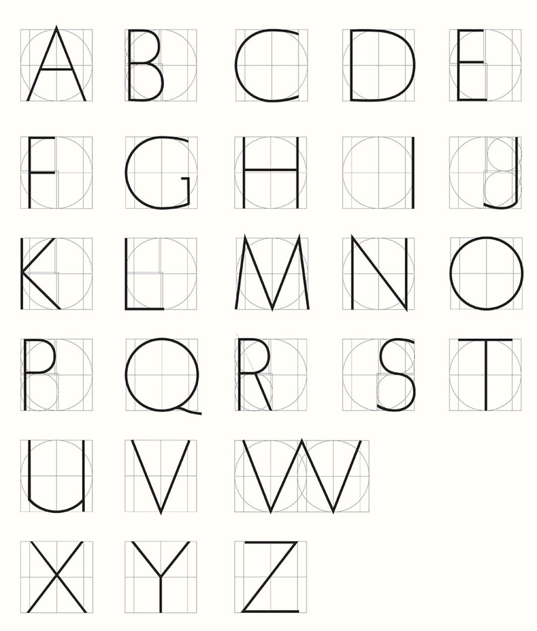 Capital Letters Alphabet