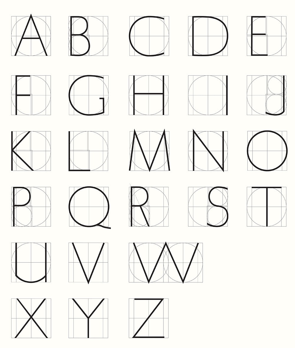 Roman Alphabet Letters