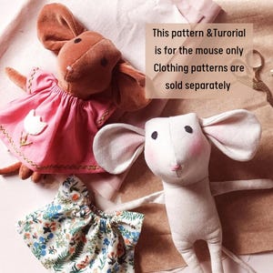 DIY Mouse Sewing Pattern With Tutorial - Etsy