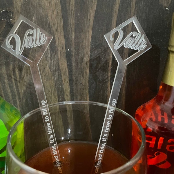 Custom Drink Stirrers - Etsy