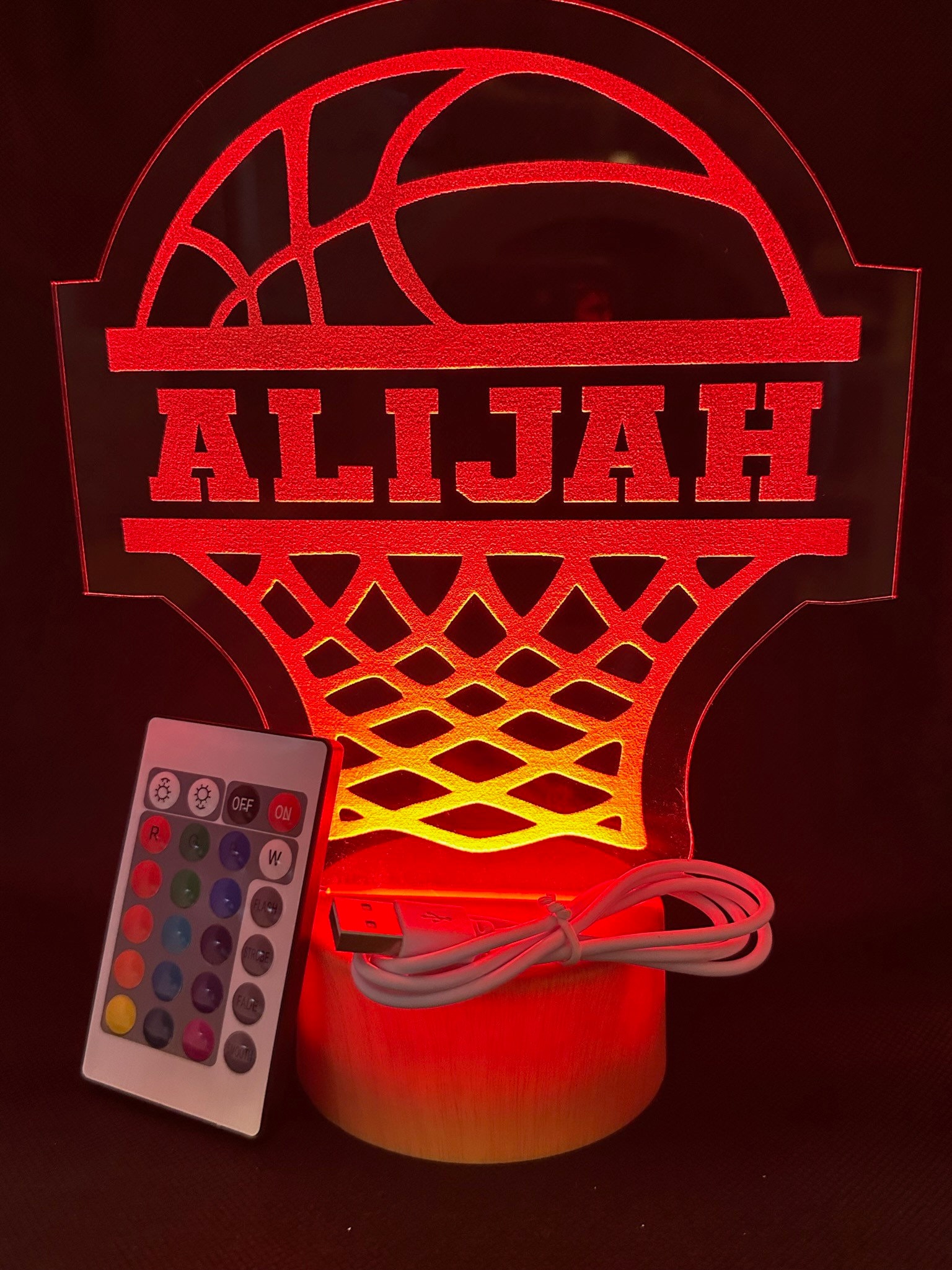 Custom Acrylic LED Signs Custom LED Night Light LED Night Light Light ...