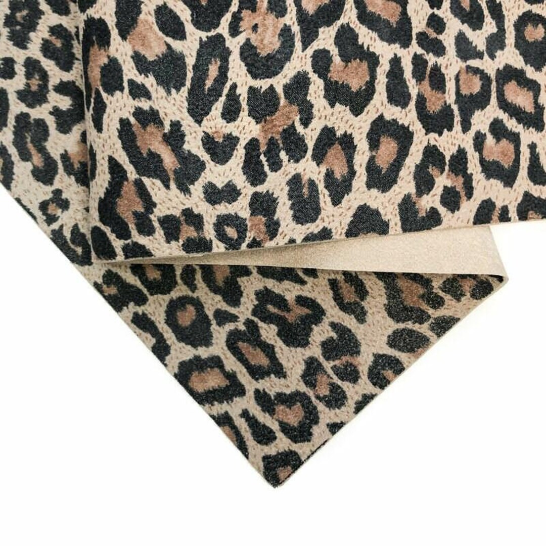 Shiny Leopard Print Sheet 6x6 / 8x10 / 12x12 / 12x18 / 18x24 Genuine ...