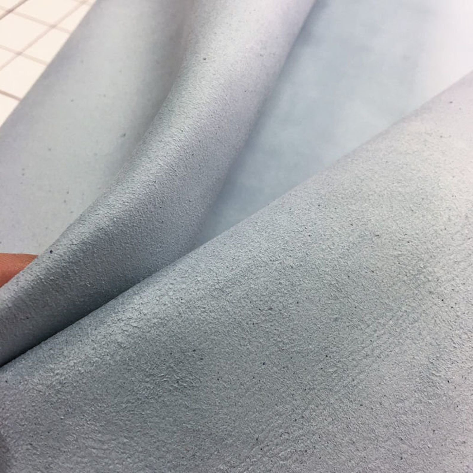 Sky BLUE Leather Fabric Genuine Sheep Skin Sheets for Sewing - Etsy