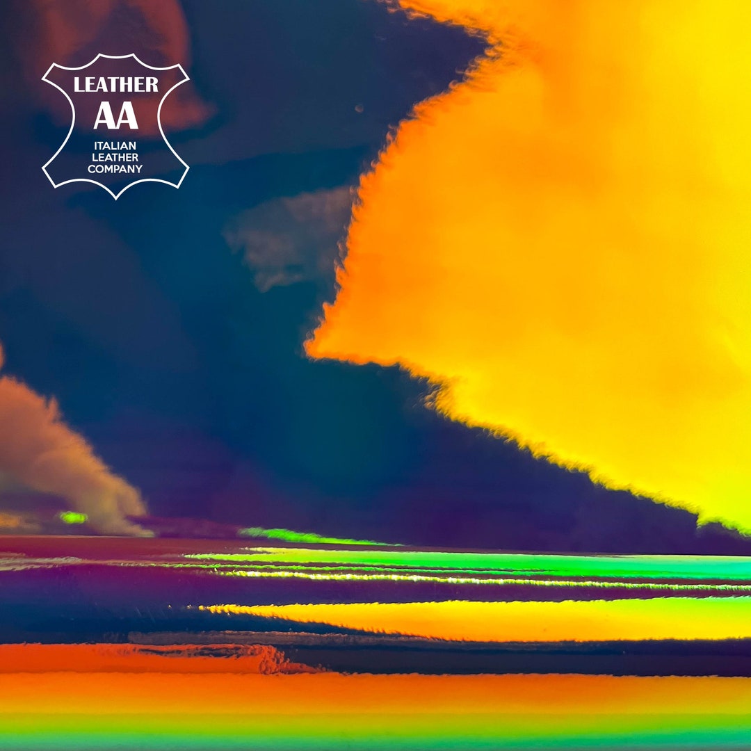 Holographic Shiny Lambskin / Classic Hologram Color / Metallic Mirror ...