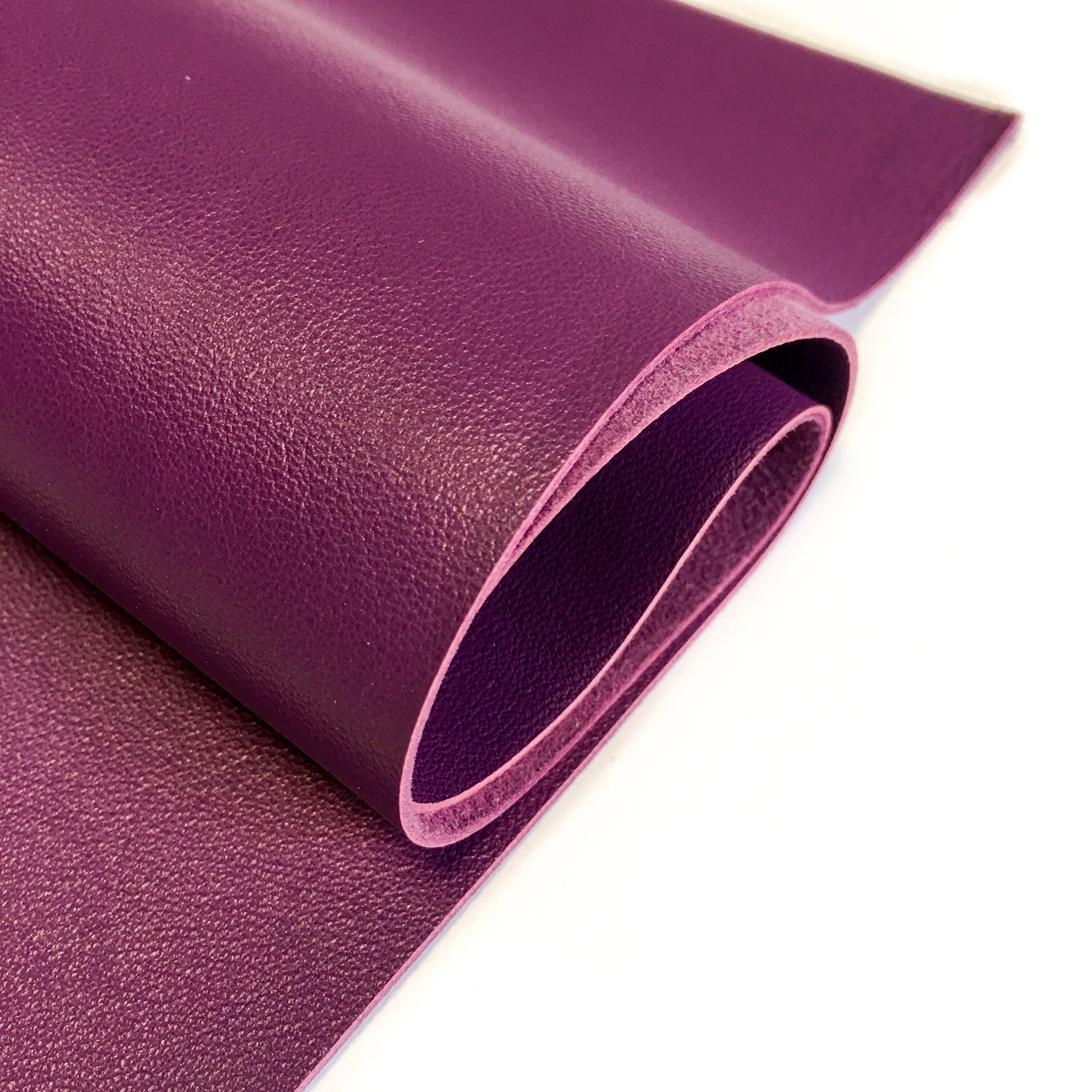 PURPLE Leather fabric Genuine sheep sheets for sewing PURPLE | Etsy