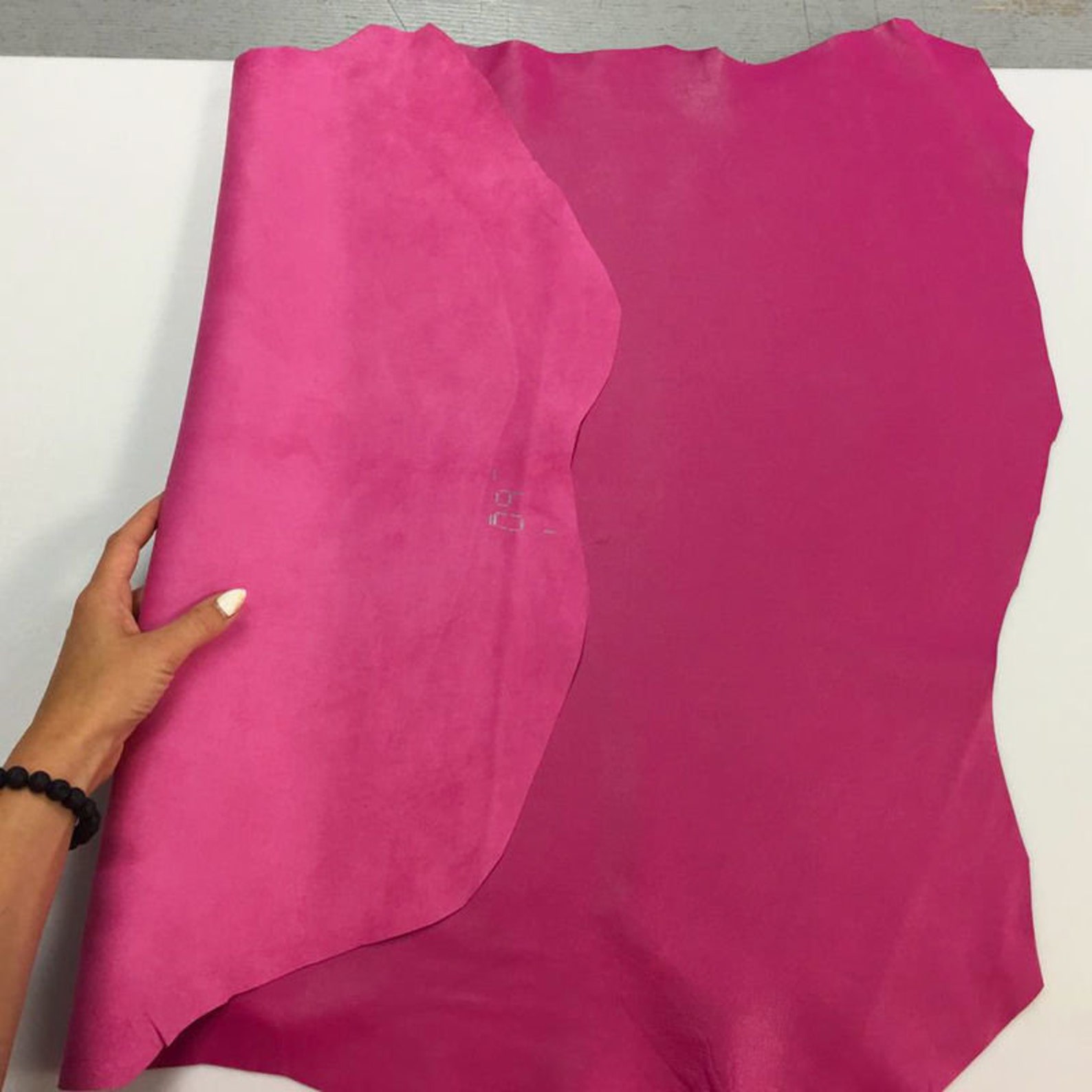 HOT PINK leather fabric Bright leather sheets Pink leather | Etsy