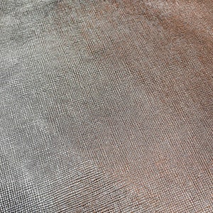 Silver Leather Fabric // Metallic // Real Animal Leather // Shiny Cross ...