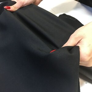 Thin SHINY Black STRETCH Leather for Legging, Pencil Skirt, Elastic ...