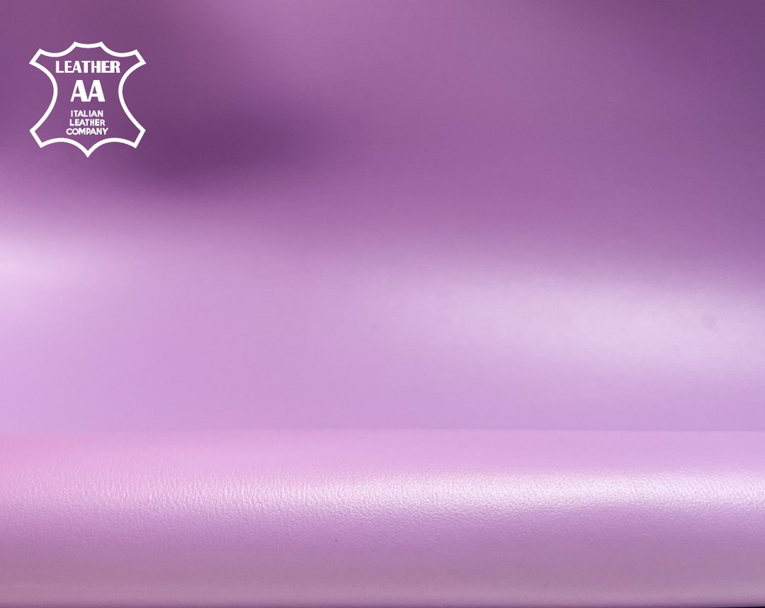Lavender Leather Fabric Genuine Pinkish Lilac Sheep Skins Soft // 5 6 ...