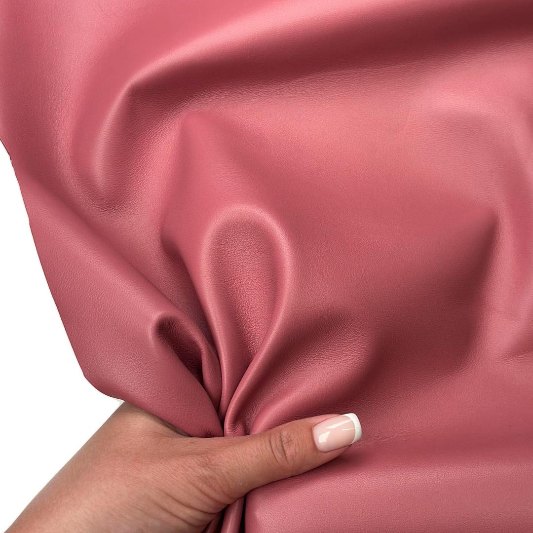 Blush Pink Lambskin Leather Soft, Supple Hide 5, 6 Sqft (0.46-0.66m2 ...