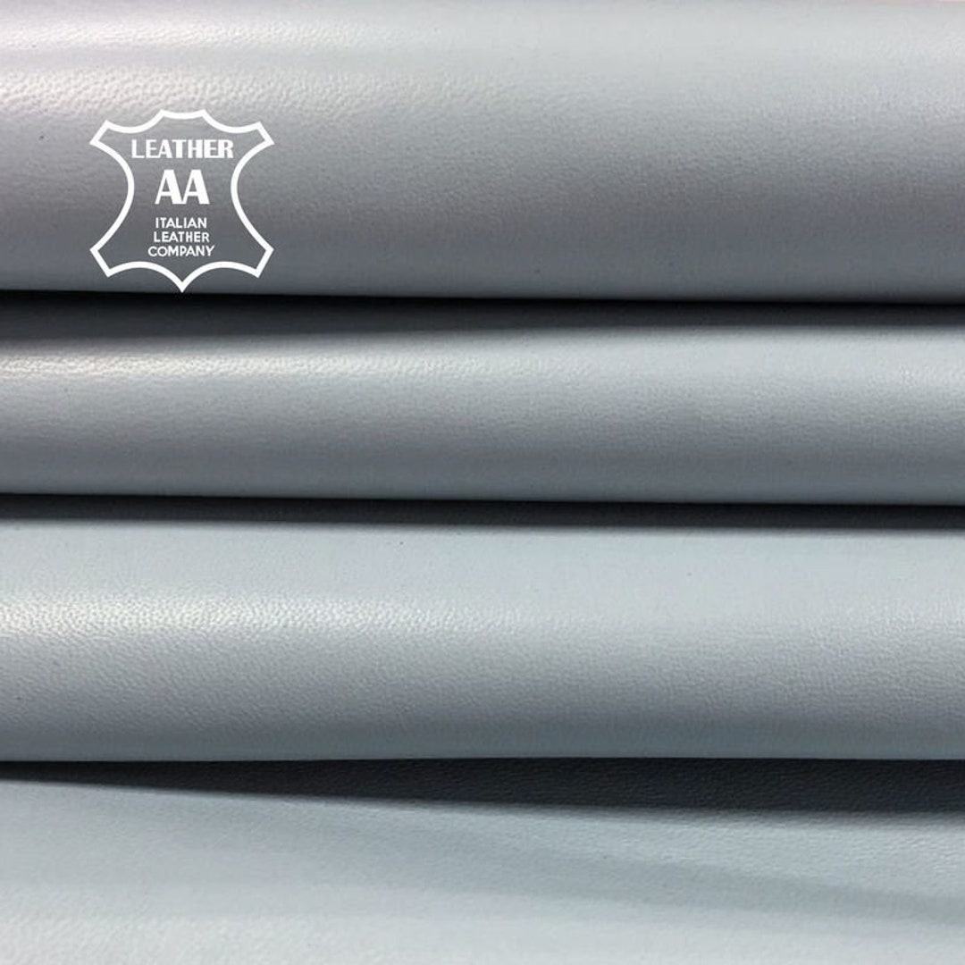 Sky BLUE Leather Fabric Genuine Sheep Skin Sheets for Sewing ETHER 692 ...