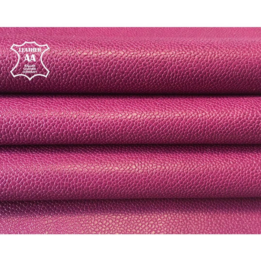 Purple Pebbled Leather Hides //genuine Violet Sheep Skins //textured ...
