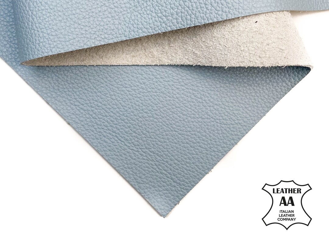 Light Blue Calfskin Sheets 6x6 / 8x10 / 12x12 / 12x18 / 18x24 // Thick ...