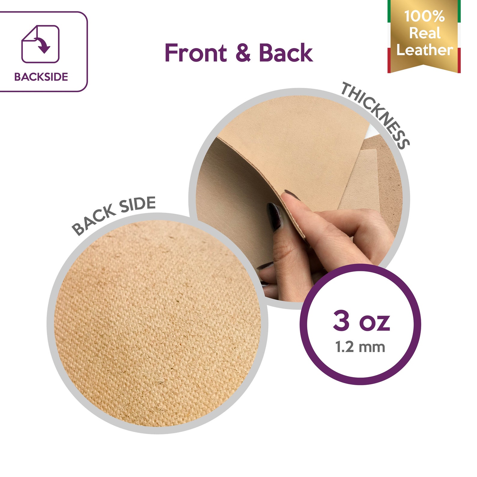 VEG TAN Crust Sheets Calf Leather Vegetable Tanned Leather 6x6 - Etsy