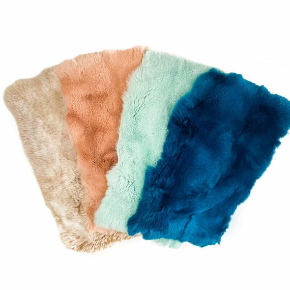 Limited Edition // Rex RABBIT Fur Sheets // Chinchilla & - Etsy