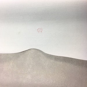 Beige PERLAMUTER SNAKE Print Genuine Leather Pieces With Cloth on Back ...