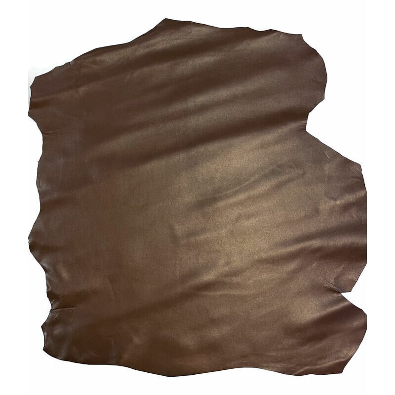 Pelle marrone // Vera pelle animale // Materiale per cucire - Etsy Italia