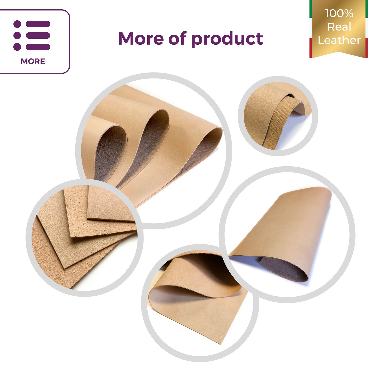 VEG TAN Crust Sheets Calf Leather Vegetable Tanned Leather 6x6 - Etsy