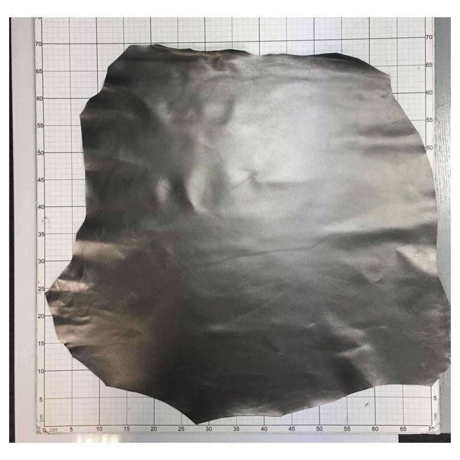 Silver Leather Fabric Shiny Metallic Skin Real Leather Genuine Leather ...