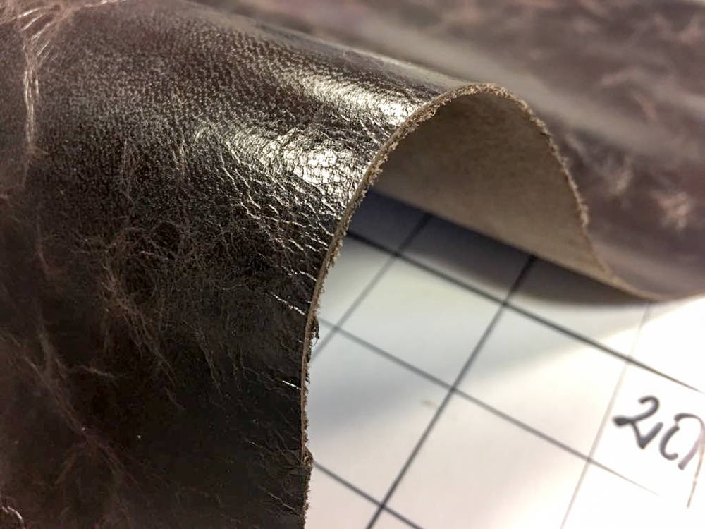 DARK Brown Patent Leather Fabric Vintage Brown Leather hide | Etsy