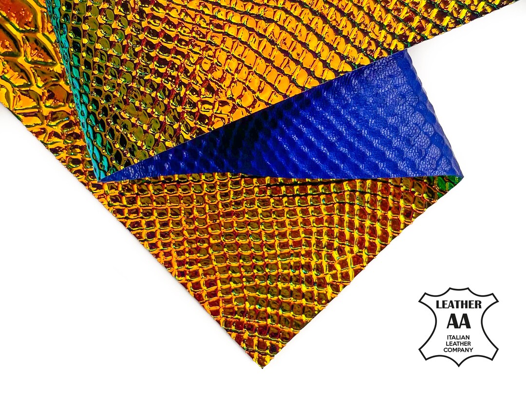 Dark Holographic Metallic Leather Sheets 6x6 / 8x10 / 12x12 / 12x18 ...