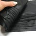 BLACK STRETCH Leather Mix Genuine Leather off Cuts Elastic Leather DIY ...