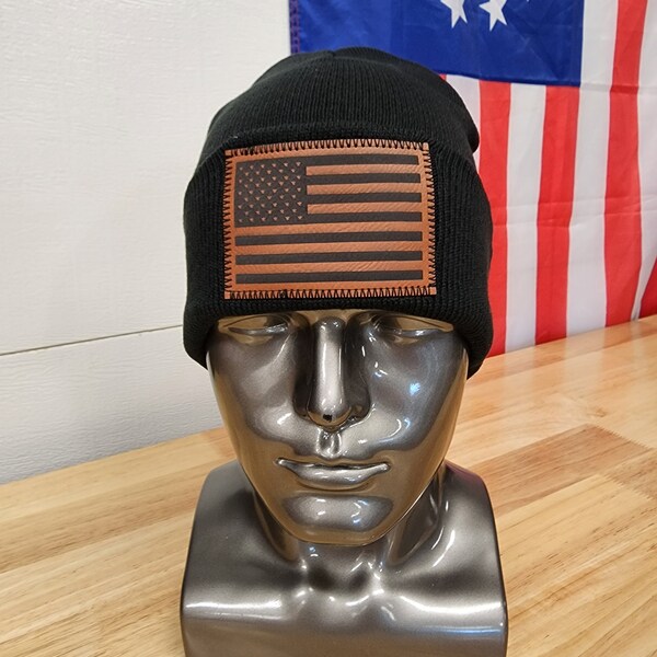 American Flag Beanie - Etsy