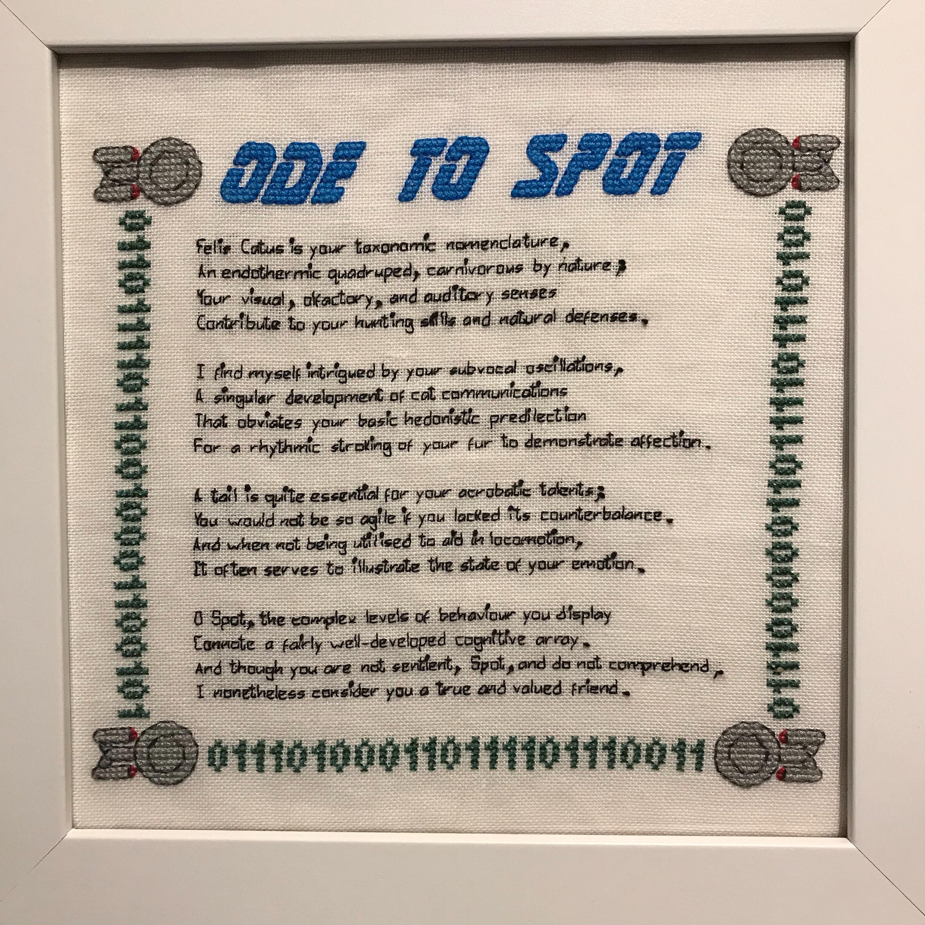 Data's Ode to Spot Cross Stitch Pattern - Etsy