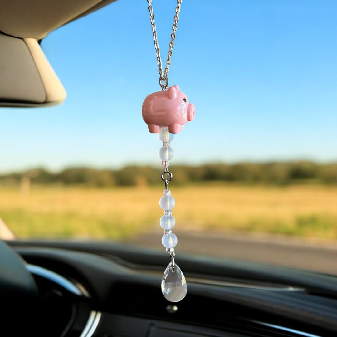 Pig Rearview Mirror Charms, Pig Mirror Charms, Mirror Charms, Pig ...