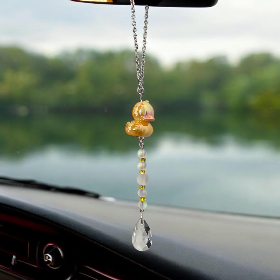 Rubber Duck Rear View Mirror Charms, Duck Mirror Charms, Mirror Charms ...