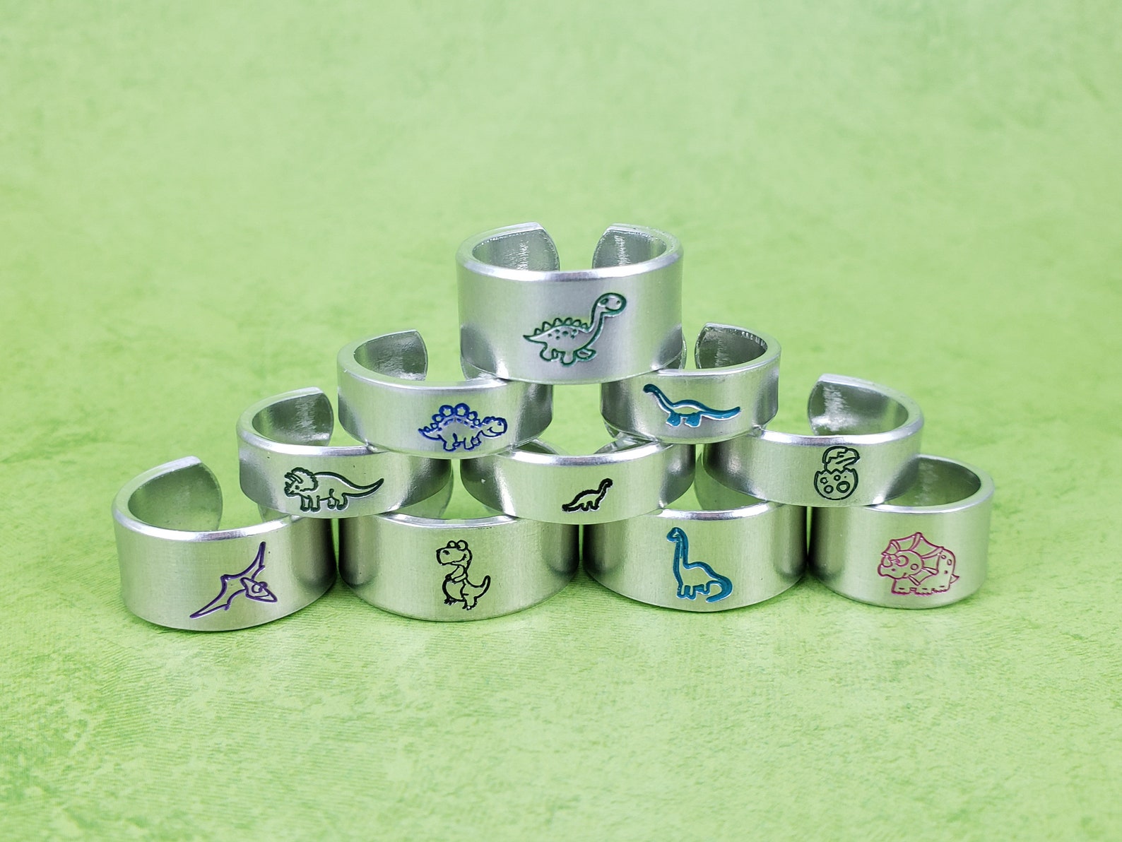 Dinosaur Ring Cute Rings Quirky Ring Dinosaur Jewelry Dino | Etsy