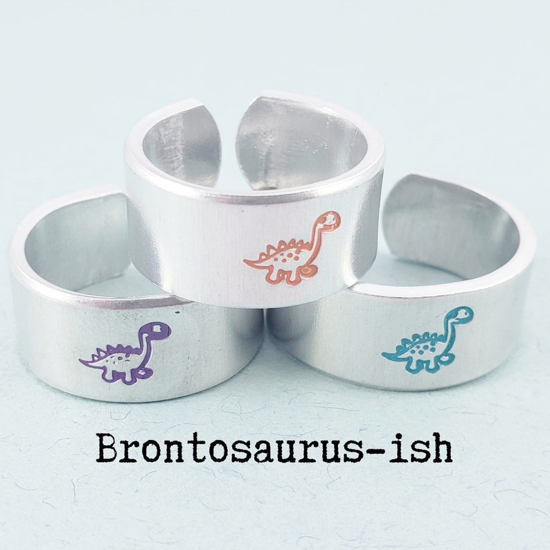 Dinosaur Ring Dinosaur Promise Ring for Couples Cute Rings - Etsy